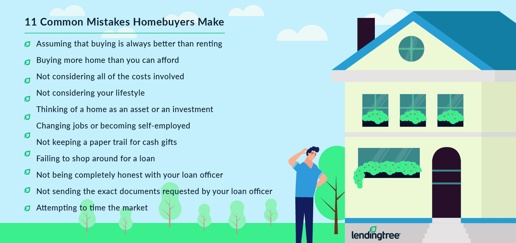 11 Common Mistakes Homebuyers Make | LendingTree