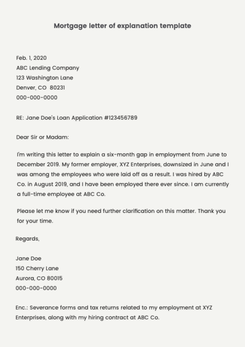 How to Write a Letter of Explanation for Your Mortgage | LendingTree