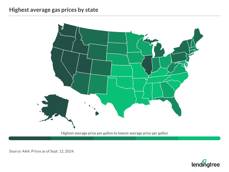 US Gas Prices: See Where Your State Stacks Up | LendingTree