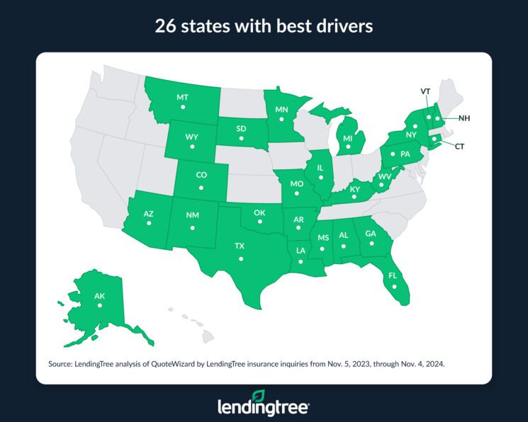 Best and Worst Drivers by State: 2024 Report | LendingTree