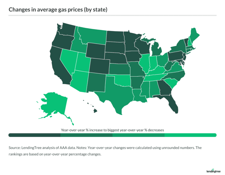 US Gas Prices: See Where Your State Stacks Up | LendingTree